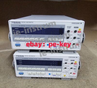 USED 1PCS Yokogawa 7555 1/2 Digital Multimeter Power Input 110V. | eBay