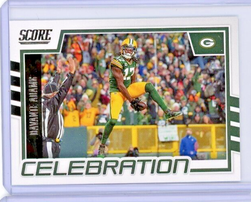 2022 Panini Score Celebration #C-DA Davante Adams - Green Bay Packers ...