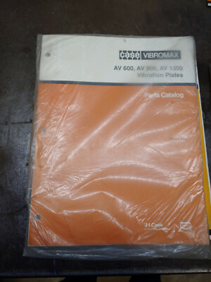 CASE VIBROMAX AV600, AV900, AV1300 VIBRATION PLATES PARTS CATALOG Dus 8 ...