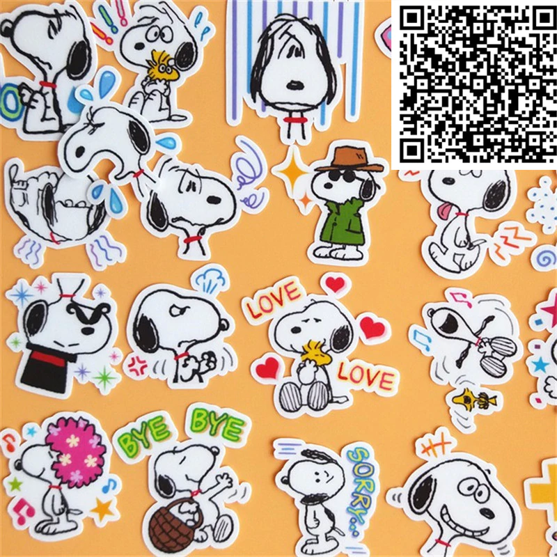 Snoopy Assorted Skateboard Stickers Lot Of 40 Pieces Adorable!! | eBay