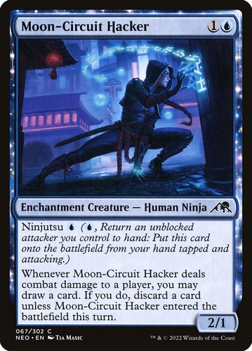 Moon-Circuit Hacker Foil (067) Kamigawa: Neon Dynasty NEO MTG Magic | eBay