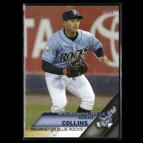 Roman Collins 2017 Wilmington Blue Rocks Team Set Baseball Card MLB NM ...
