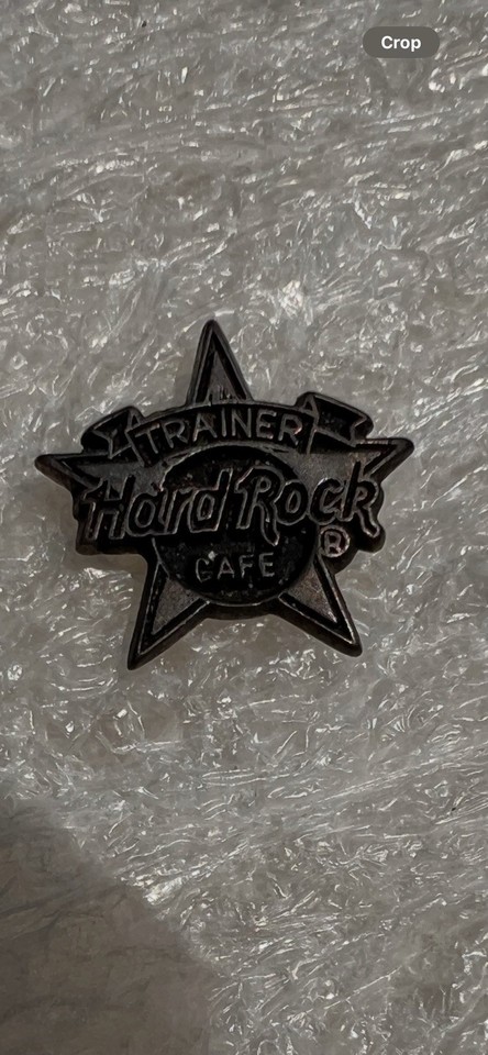 RARE VINTAGE HARD ROCK PIN- STAFF TRAINER PIN- Lt 37 | eBay