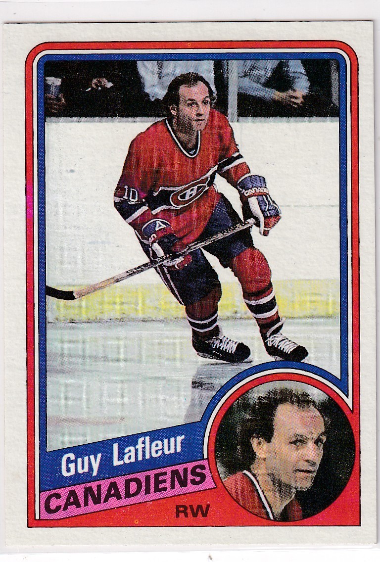 84/85 TOPPS GUY LAFLEUR CARD #81 NM-MINT | eBay