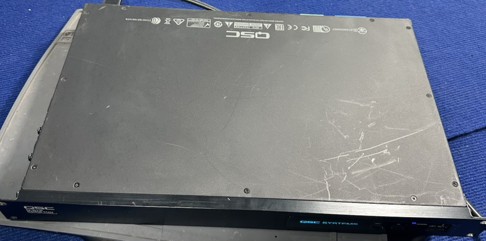 QSC Q-SYS Core 110F USB/Flex Ch. Digital Signal Audio Processor - As-Is ...