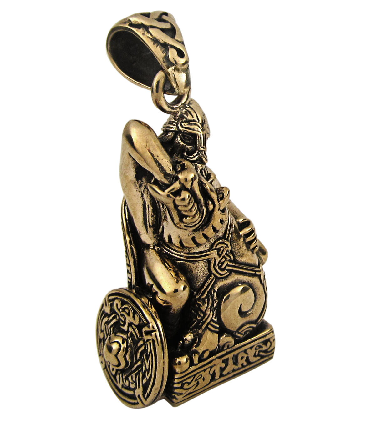 Bronze Tyr God of War Pendant Dryad Design Asatru Norse Runes Pagan ...