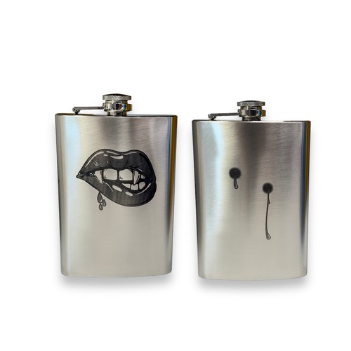 8oz His & Hers - Vampire - Stainless Steel Flask Set of Two | eBay