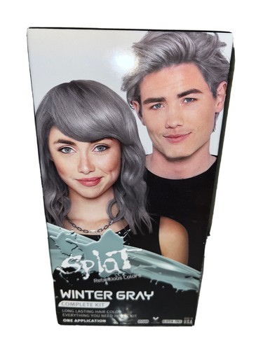 Splat Winter Gray Rebellious Colors Complete Haircolor Kit - One ...