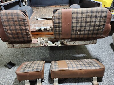 73-80 Chevy C/K10-20 Squarebody GMC SUBURBAN REAR SEAT Set | eBay