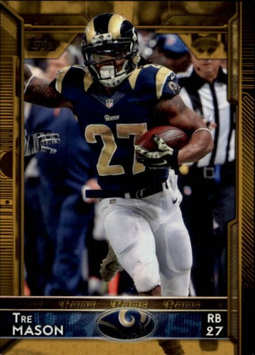 2015 Topps Gold St. Louis Rams Football Card #229 Tre Mason /2015 | eBay