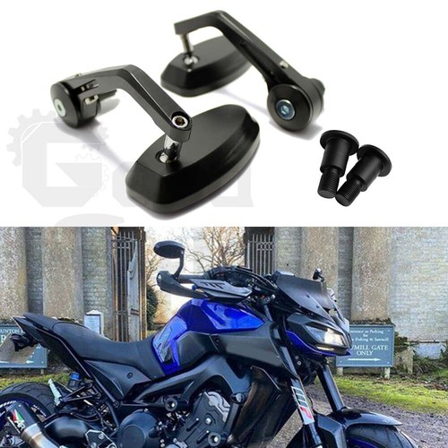For Yamaha MT-07 MT-09 MT-10 Motorcycle 7/8" Handle Bar End Mirrors ...