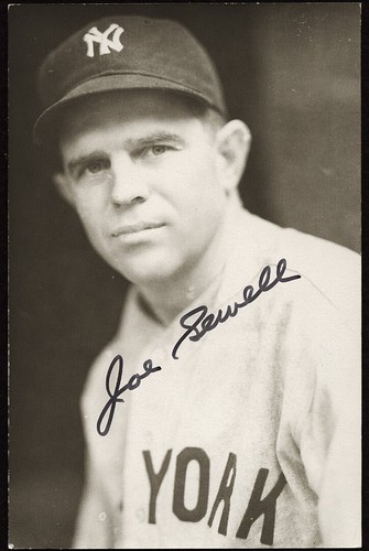 Joe Sewell Signed Autographed Photo Post Card PSA/DNA | eBay