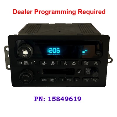 2005-2009 Buick Cadillac Chevrolet GMC AM FM Radio CD Player Tape ...