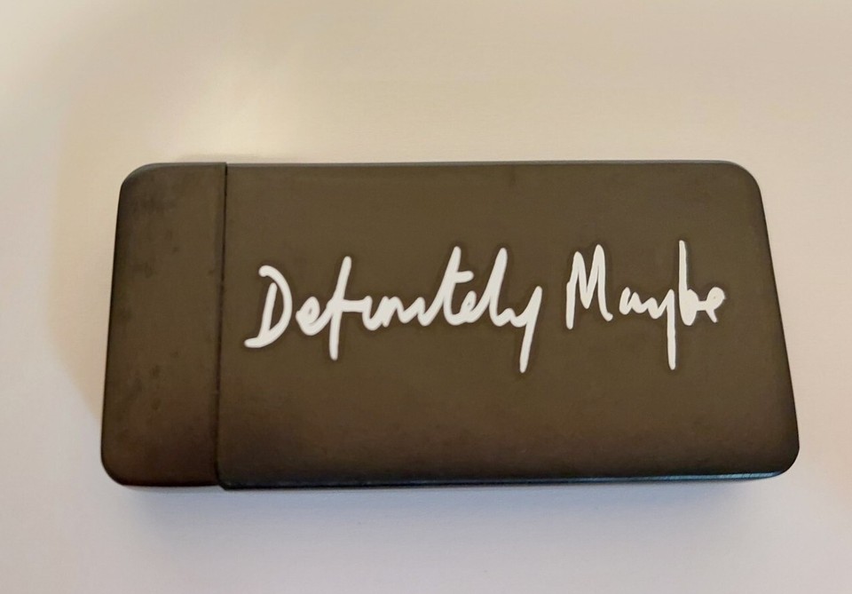 Oasis Liam Gallagher Definitely Maybe Logo Usb Arc Lighter ( Vinyl ...