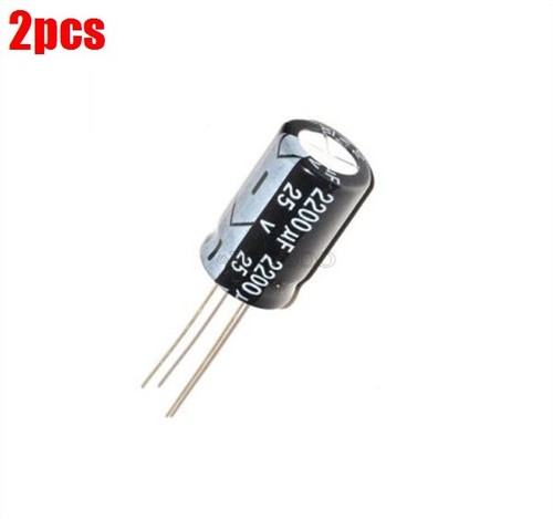 2Pcs Electrolytic Capacitor 25V 2200Uf Volume 13X21MM 2200Uf 25V te | eBay