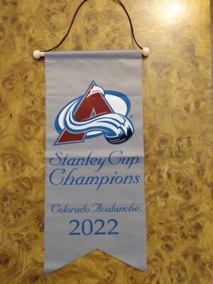 COLORADO AVALANCHE 2022 STANLEY CUP MINI BANNER MACKINNON MAKAR O ...