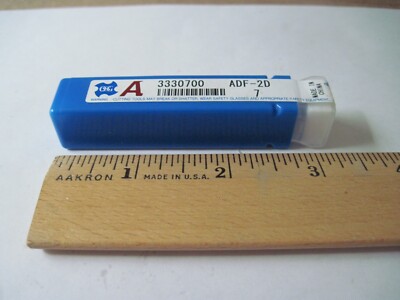 OSG 3330700 Carbide Flat Drill ADF-2D 7mm Diameter (.27559"), 70mm OAL ...