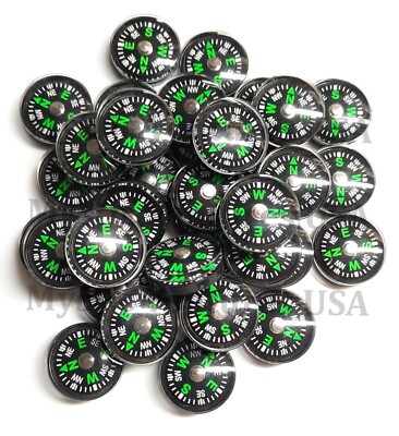 Small 20mm Pocket Survival Compasses Compass BOB SHTF - YOU PICK ...