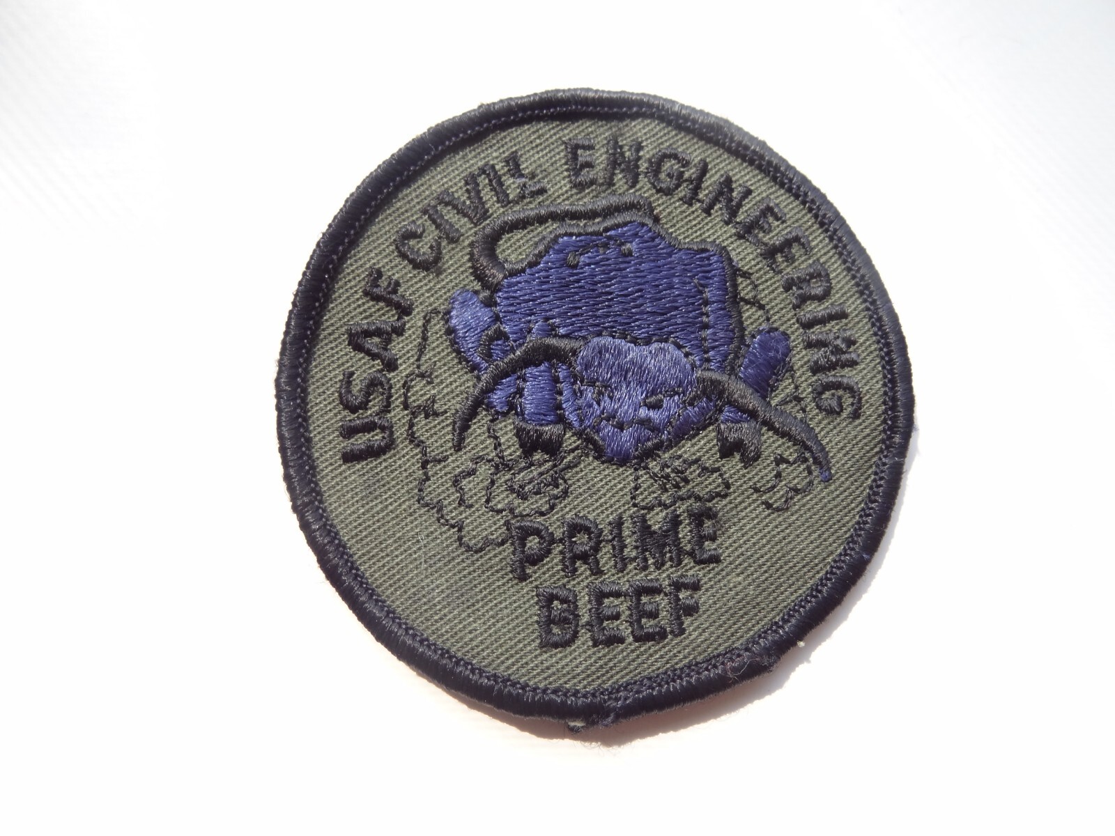 USAF Civil Engineering ~ Prime Beef Fighting Bull Patch | eBay