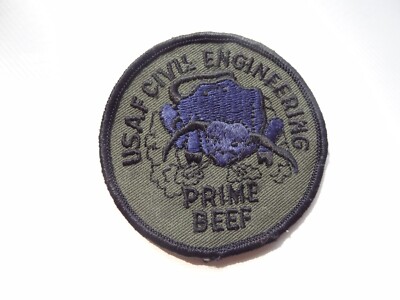 USAF Civil Engineering ~ Prime Beef Fighting Bull Patch | eBay