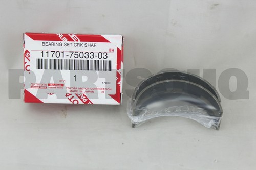 117017503303 Genuine Toyota BEARING SET 11701-75033-03 | eBay