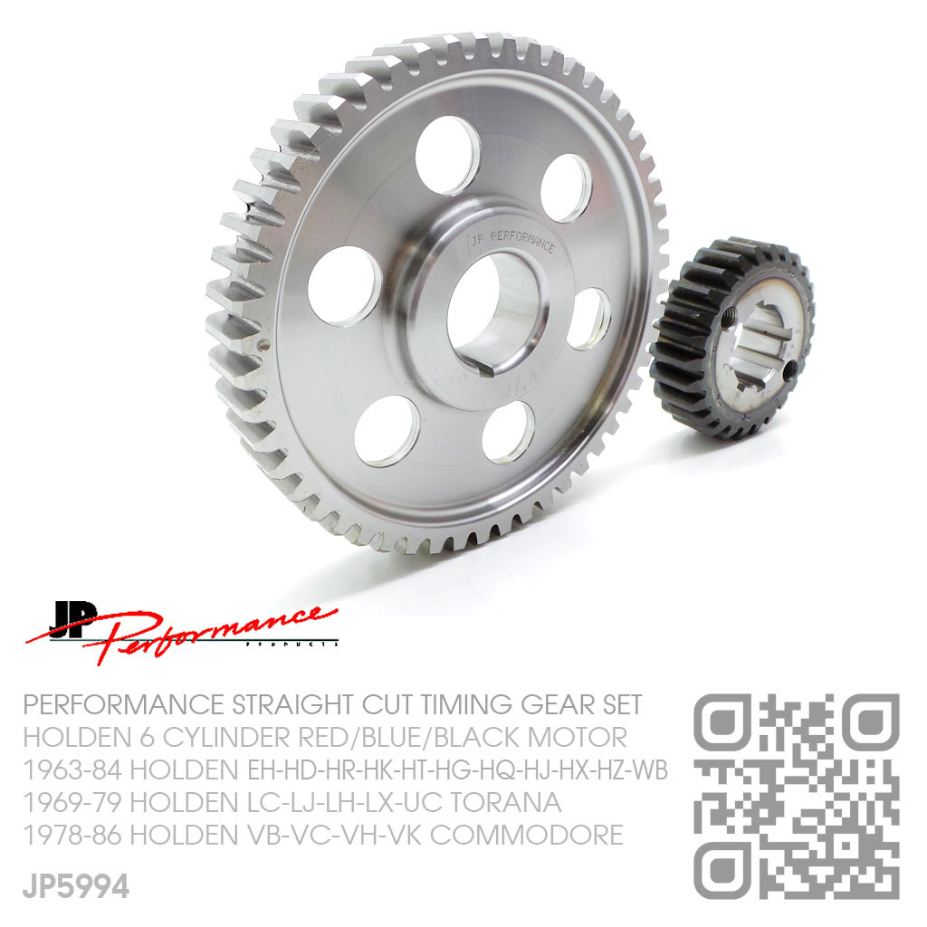 JP5994 STRAIGHT CUT TIMING GEAR 6 CYL 149-161-179-186 RED MOTOR HOLDEN ...