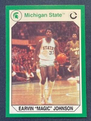 1990 Collegiate Collection Michigan State Spartans - Magic Johnson #133 ...