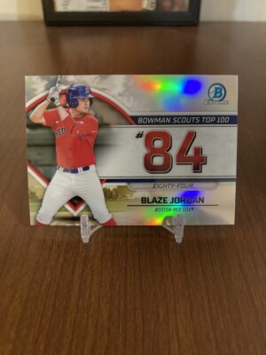 2023 Bowman Chrome Blaze Jordan Bowman Scouts Top 100 Insert #BTP-84 | eBay