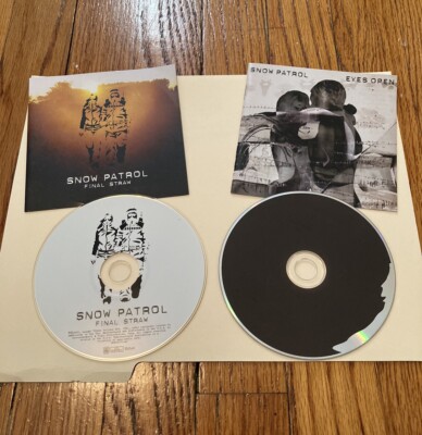 Snow Patrol Final Straw + Eyes Open CDs, Good Condition 602498654545| eBay