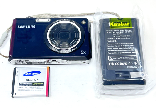Samsung TL210 12.4MP 5x DaulView HDMI Digital Camera W/ Strap, Battery ...