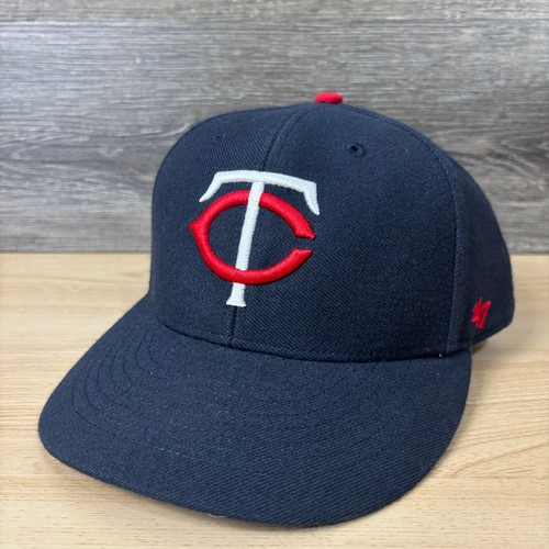 Minnesota Twins Hat Cap Strap Back Blue MLB Baseball Adjustable '47 ...