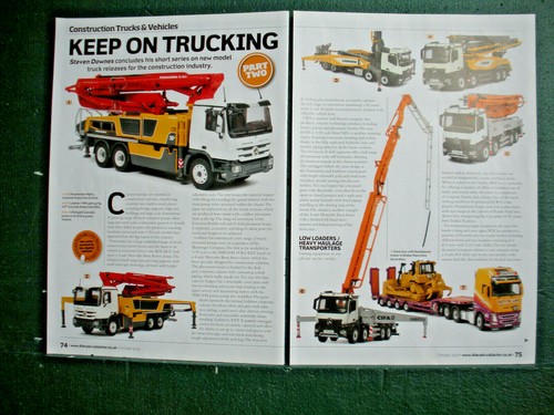 Mercedes etc Construction Industry Toy HGV article Haulage Plant Movers ...