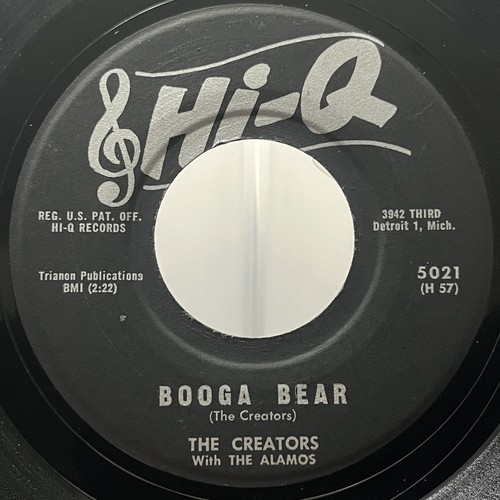 Rock, Blues The Creators With The Alamos - Booga Bear / Wear My Ring Hi ...