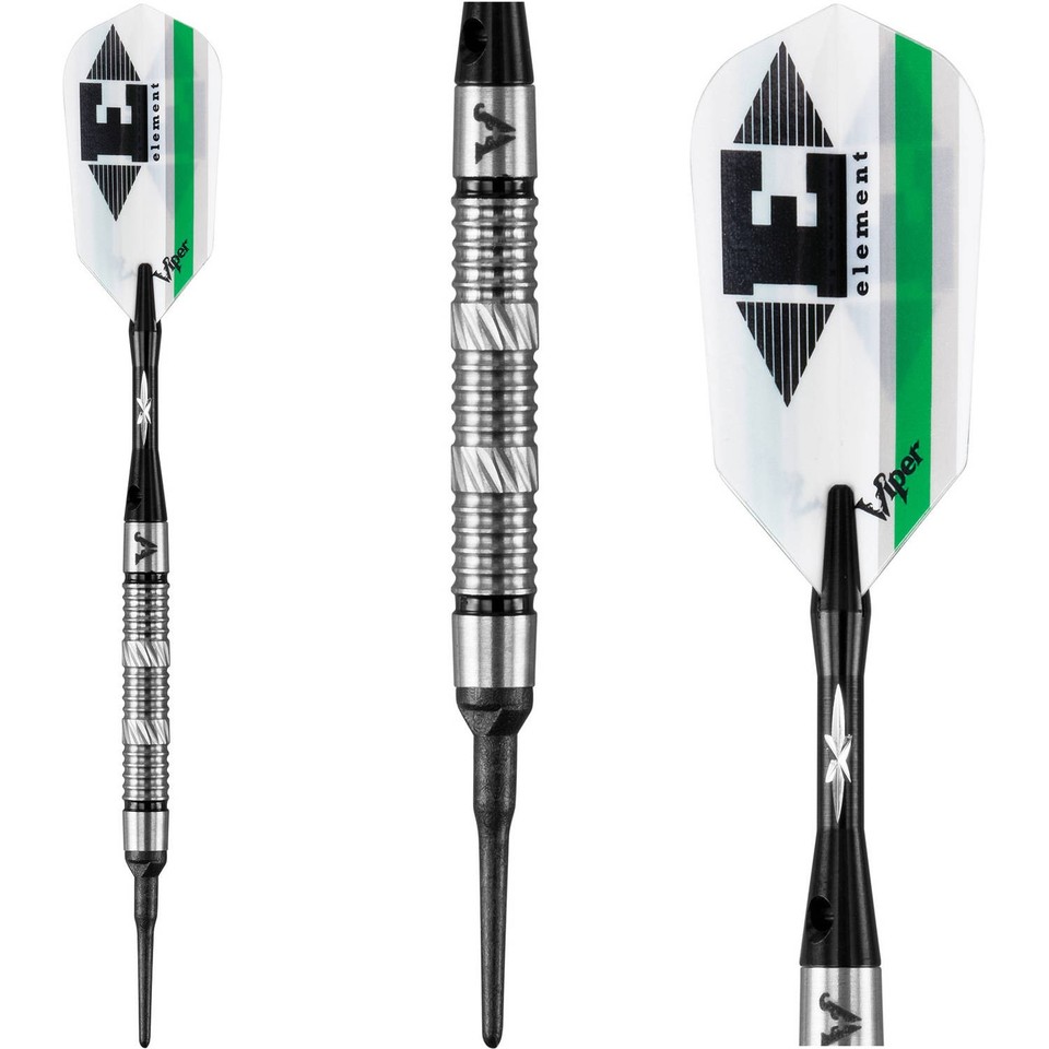 Viper Element Tungsten Soft Tip Darts Grooved Barrel 18 Grams | eBay