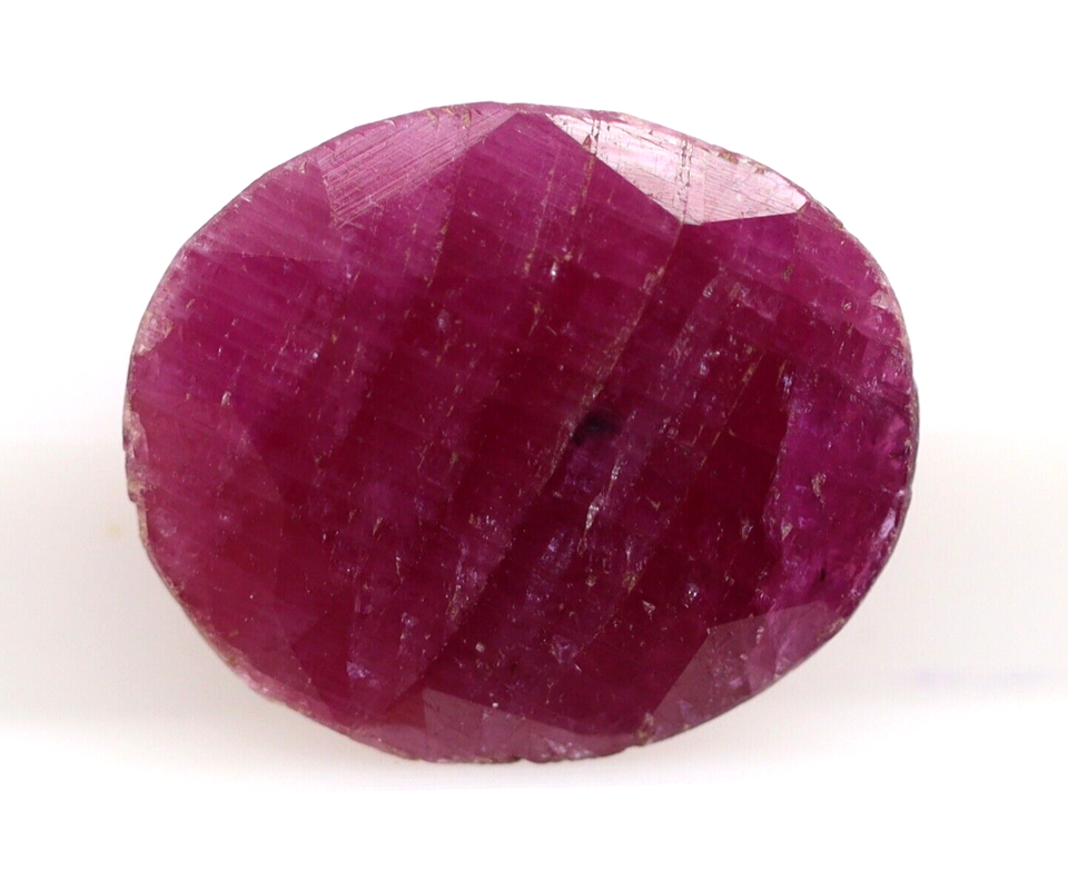 4.48 Ct Natural Pinkish Red Ruby No Heat Loose Oval Cut Origin South ...