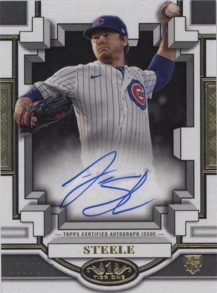2023 Topps Tier One - Break Out Autographs #BOA-JS Justin Steele /299 ...