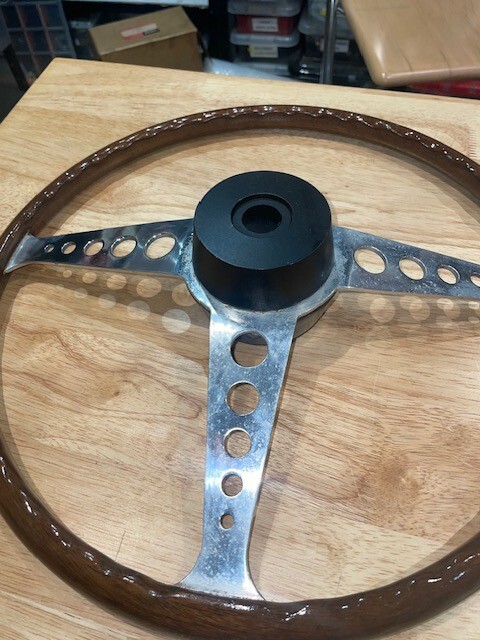 Rare Speedwell Steering Wheel BMC Mk1 Mini Cooper Austin Morris Downton ...