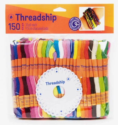 Threadship DMC Craft Floss Thread 150 Skeins Single Strand Friendship ...