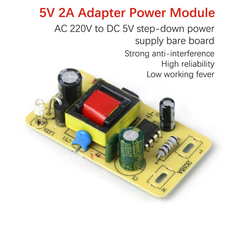 5V 2A Switch Power Supply Module AC 220V To DC 5V Step-Down Power ...