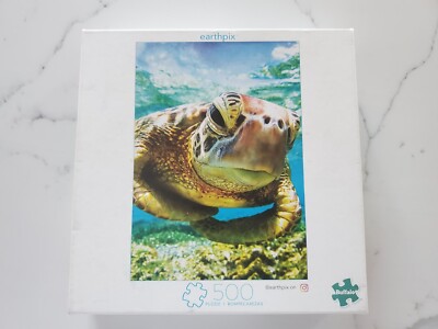 Buffalo Games - Earthpix - Green Sea Turtle - 500 pc Jigsaw Puzzle 21. ...