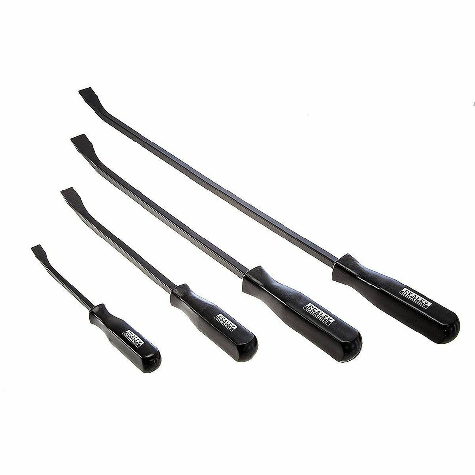 Sealey 4 Piece Pry Bar Set 200, 300, 450 & 600mm 5024209094733 | eBay UK