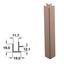 Aluminium Kitchen Unit Plinth Trim Kickboard 145 x 3000mm Brushed ...