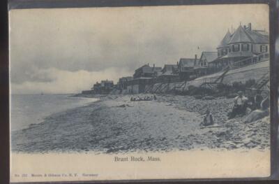 Postcard BRANT ROCK Mass/MA Early 1900's Shoreline Cottages Houses ...