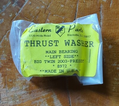 NEW Set of 2! Left Main Bearing Crankcase Thrust Washer 8972 03+ HARLEY ...