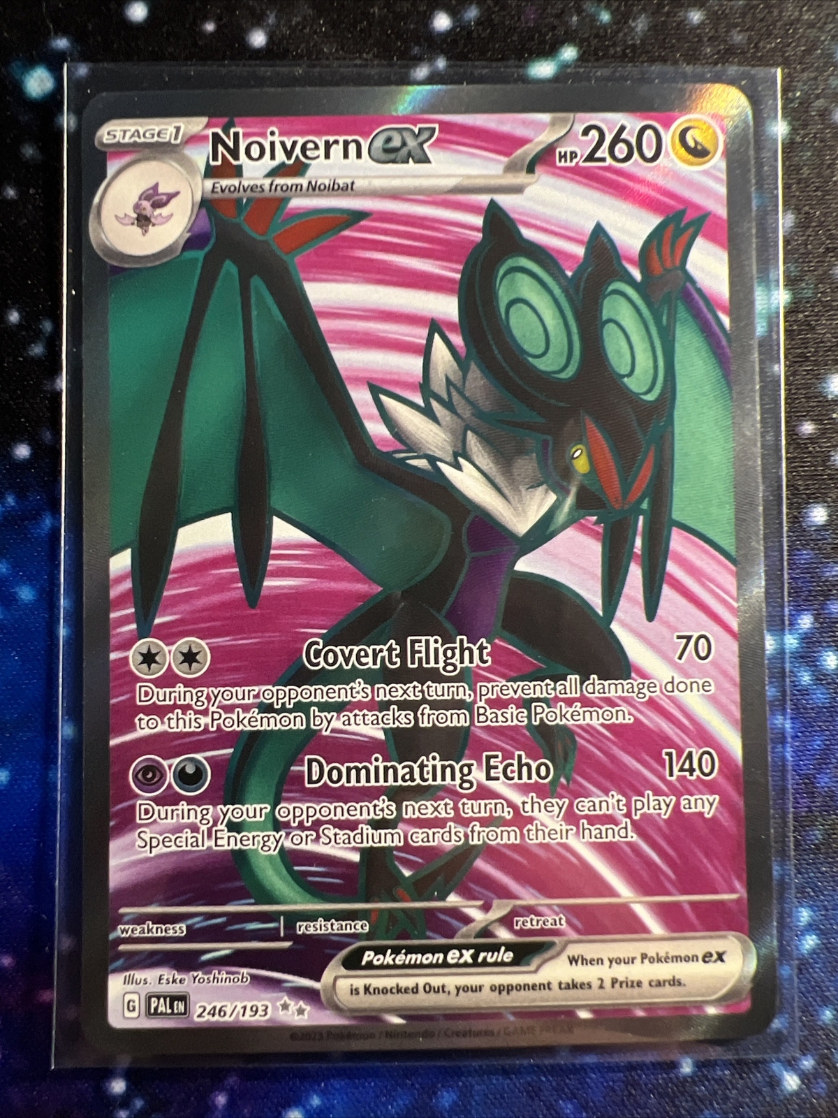 Noivern ex - 246/193 - Pokemon Paldea Evolved Full Art Ultra Rare Card ...