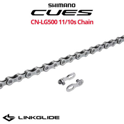 NEW Shimano XT / Cues CN-LG500 9/10/11 Speed Chain LINKGLIDE Hyperglide ...