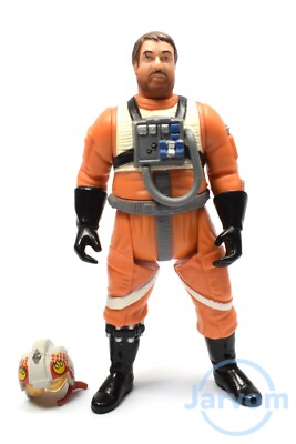 Star Wars POTJ Power of the Jedi Rebel Pilot Jek Porkins Loose Complete ...