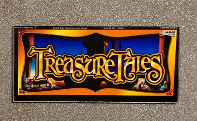 Williams WMS BB1 TREASURE TALES Lower Marquee Belly Glass | eBay