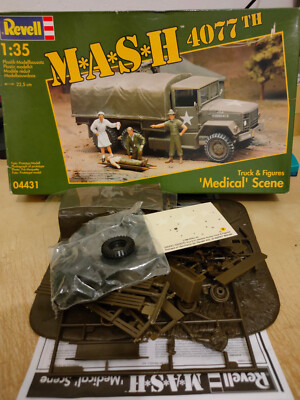 REVELL 04431 M.A.S.H. 4077th TRUCK & FIGURES MEDICAL SCENE 1/35 | eBay