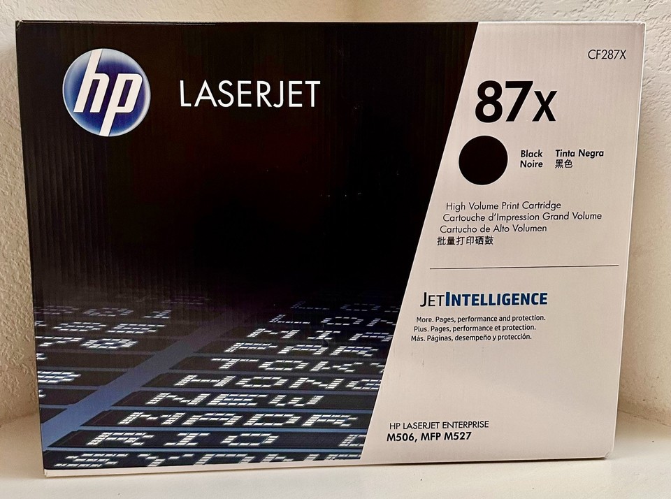 HP 87x CF287X Genuine Toner Cartridge - Black 889296182900 | eBay